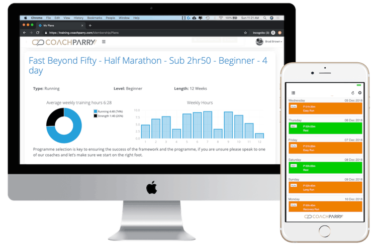 Join Coach Parry Training Club | Science-Based Running Training